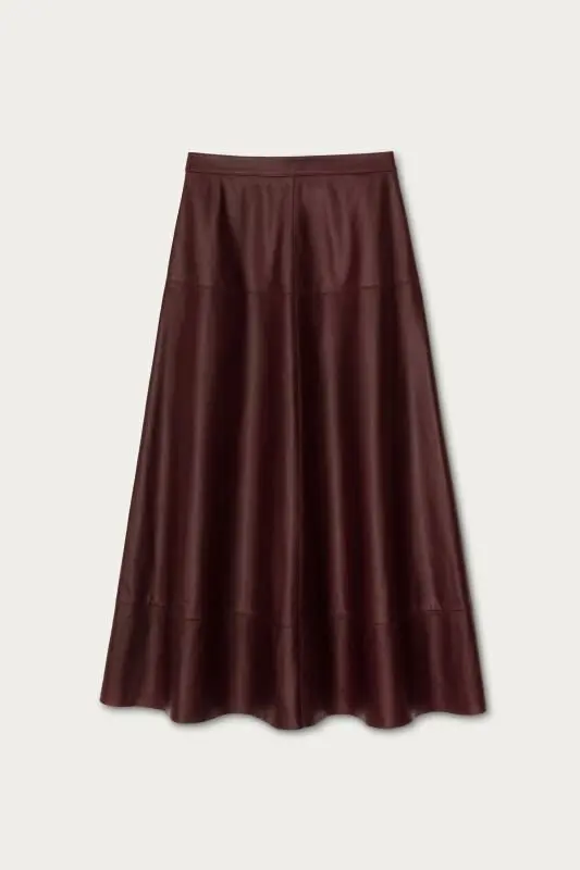 Iris Von Arnim Leather Skirt