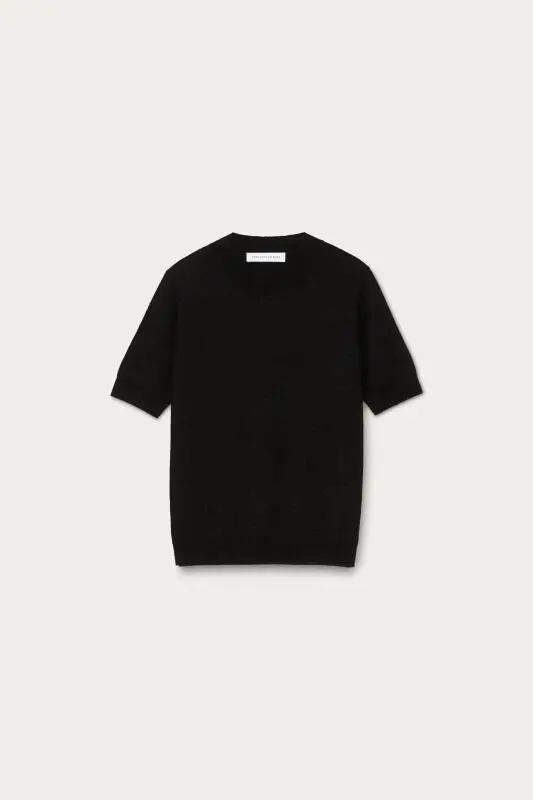Iris Von Arnim Cashmere-silk T-shirt - Black