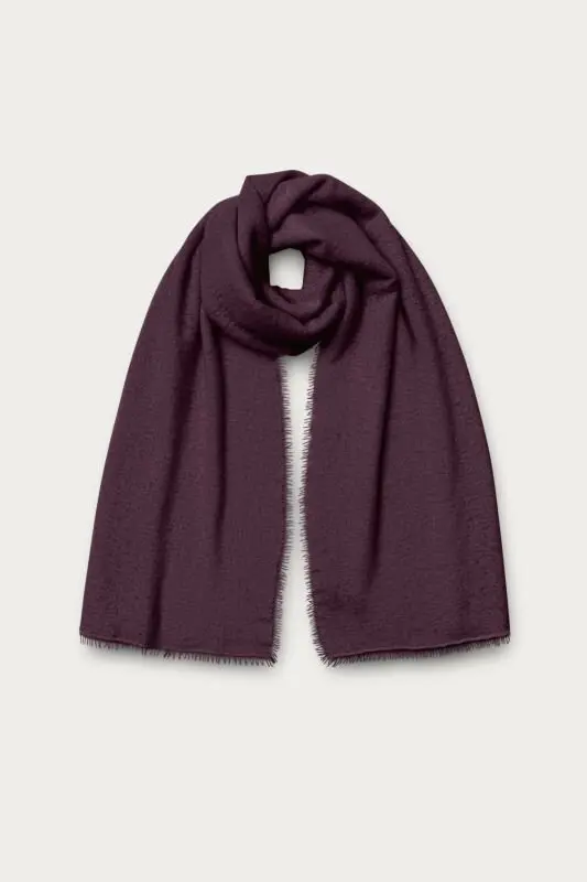 Iris Von Arnim Cashmere Scarf 90x90 - Barolo