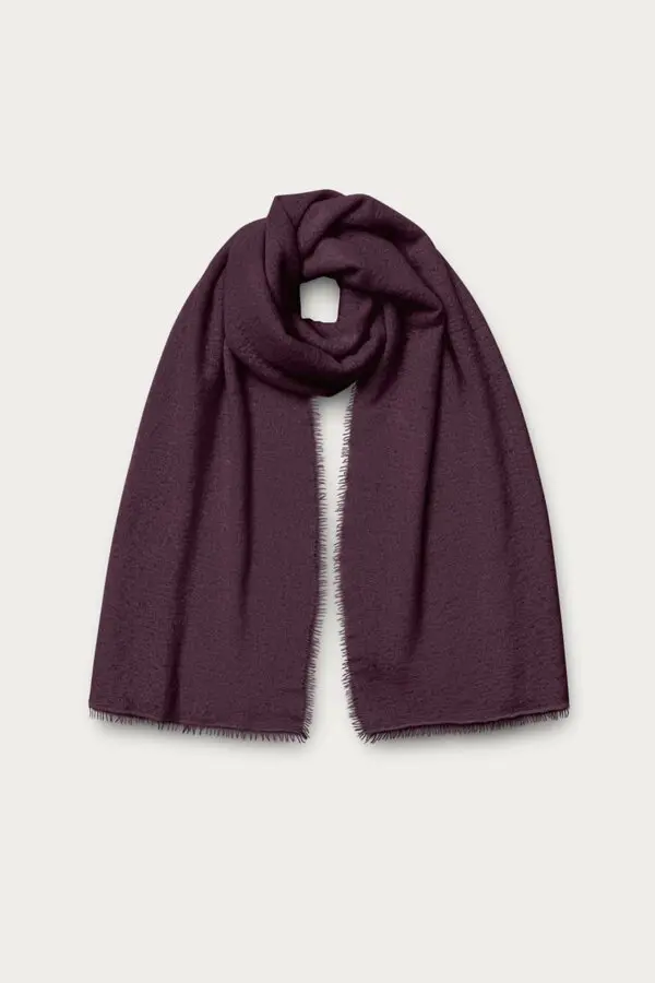 Iris Von Arnim Cashmere Scarf 90x90 - Barolo