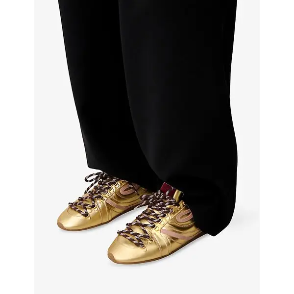 Claudie Pierlot Swing Leather Trainers