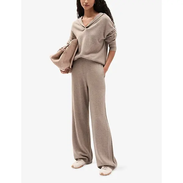 THE WHITE COMPANY Relaxed-fit Knitted Cashmere Hoody