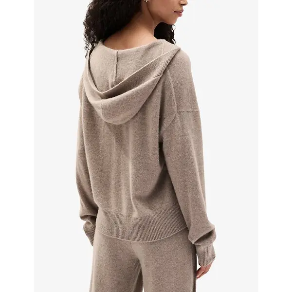 THE WHITE COMPANY Relaxed-fit Knitted Cashmere Hoody