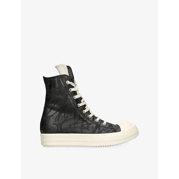 Rick Owens Hi Leather Trainers