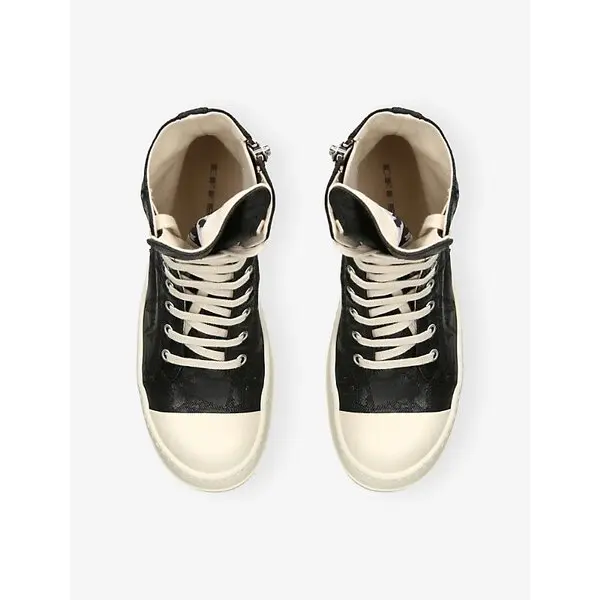 Rick Owens Hi Leather Trainers