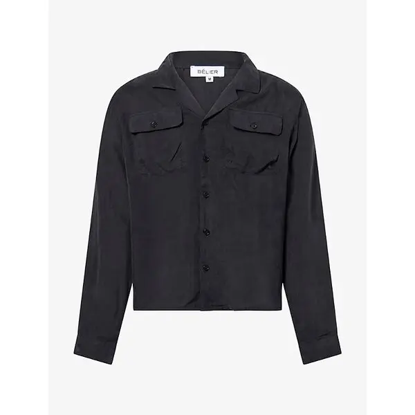 BELIER Cannes Flap-pocket Cupro Shirt