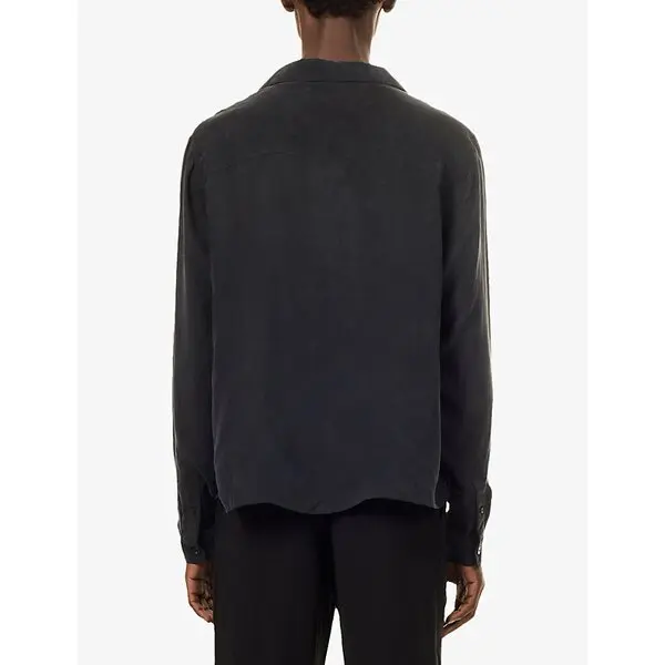 BELIER Cannes Flap-pocket Cupro Shirt