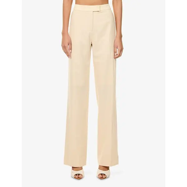 Zimmermann Valiant Straight-leg Wool Trousers