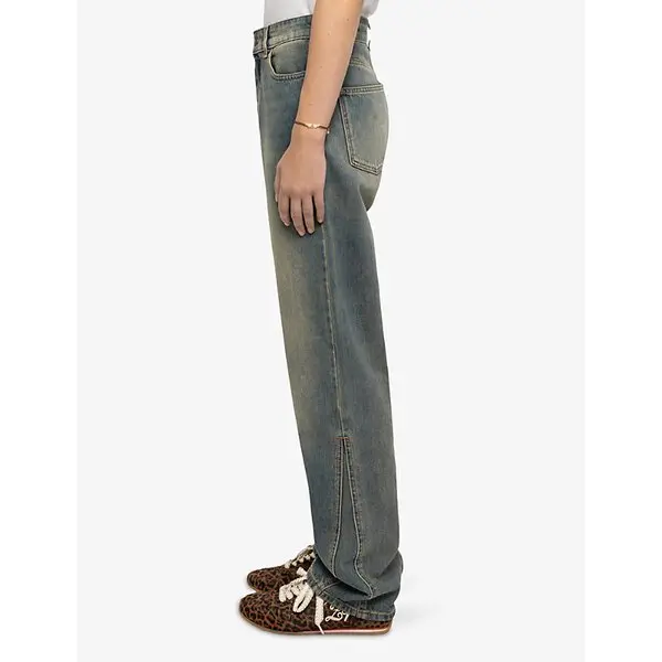 Zadig&Voltaire Ete Straight-leg High-rise Jeans