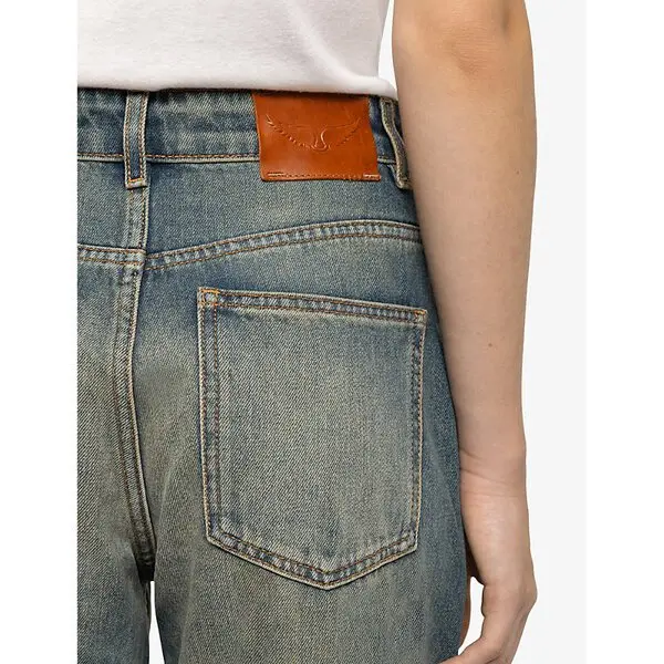 Zadig&Voltaire Ete Straight-leg High-rise Jeans