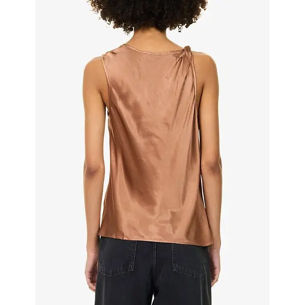Rails Robin Twist Shoulder Strap Satin Tank Top