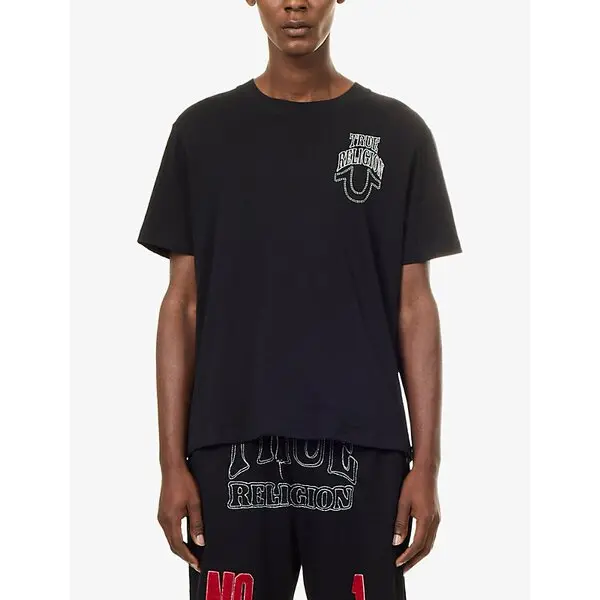 True Religion No1 Brand-print Cotton T-shirt