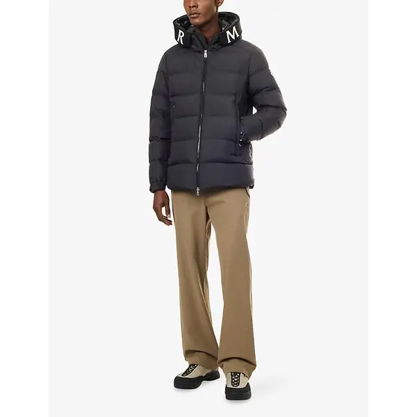 Moncler Orvelle Brande-hood Shell Puffer Jacket