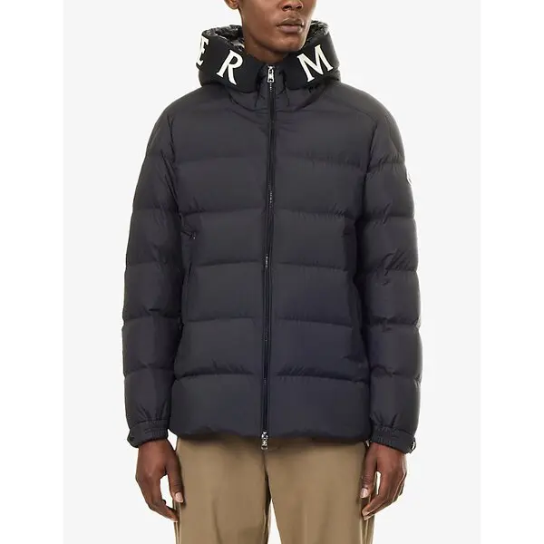 Moncler Orvelle Brande-hood Shell Puffer Jacket