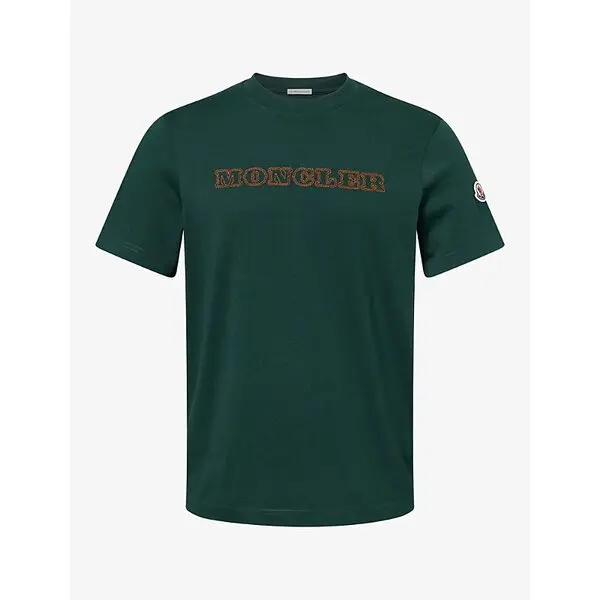 Moncler Brand-embroidered Cotton T-shirt