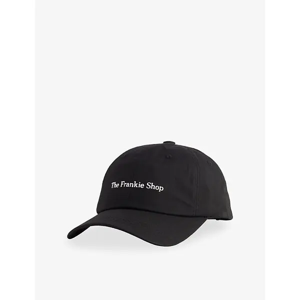 THE FRANKIE SHOP Frankie Brand-embroidered Cotton Baseball Cap - Black