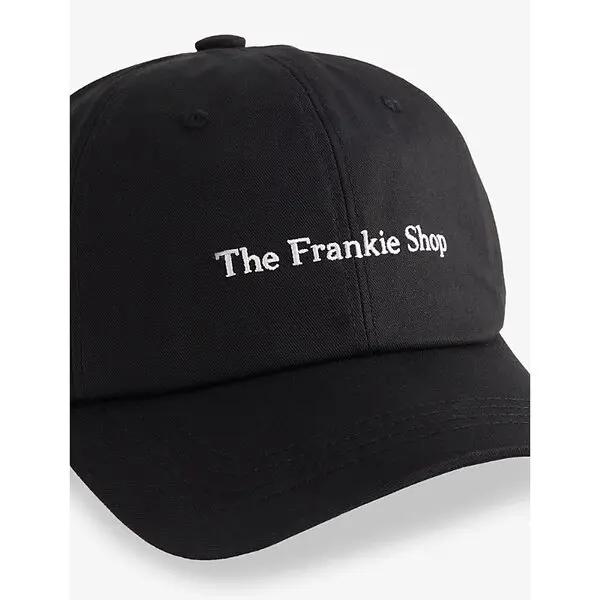 THE FRANKIE SHOP Frankie Brand-embroidered Cotton Baseball Cap - Black