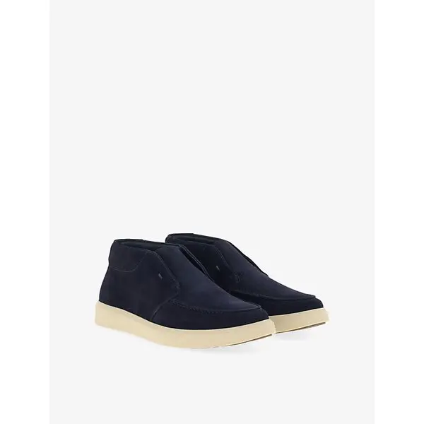 Boggi Milano Slip-on Suede Ankle Boots