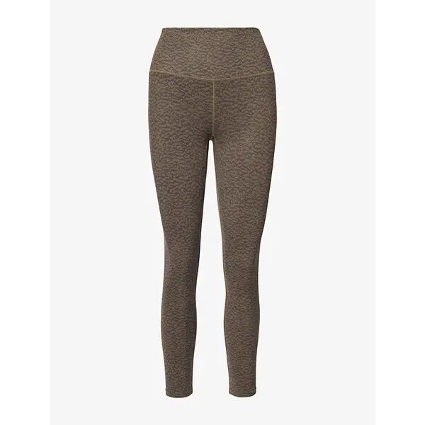 Varley Freesoft High-rise 25' Printed Leggings - Wild Moss