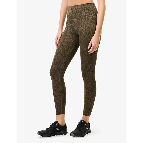 Varley Freesoft High-rise 25' Printed Leggings - Wild Moss