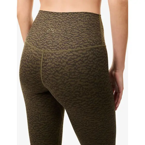Varley Freesoft High-rise 25' Printed Leggings - Wild Moss