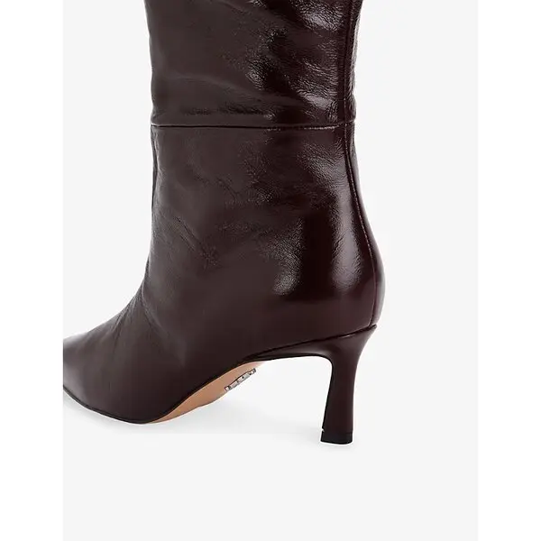 Steve Madden Lavan Leather Heeled Knee-high Boots