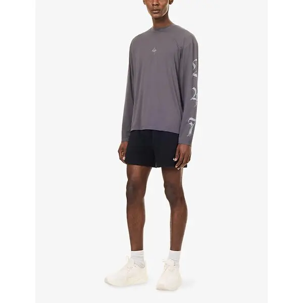 247 BY REPRESENT Noble Brand-print Stretch-jersey T-shirt