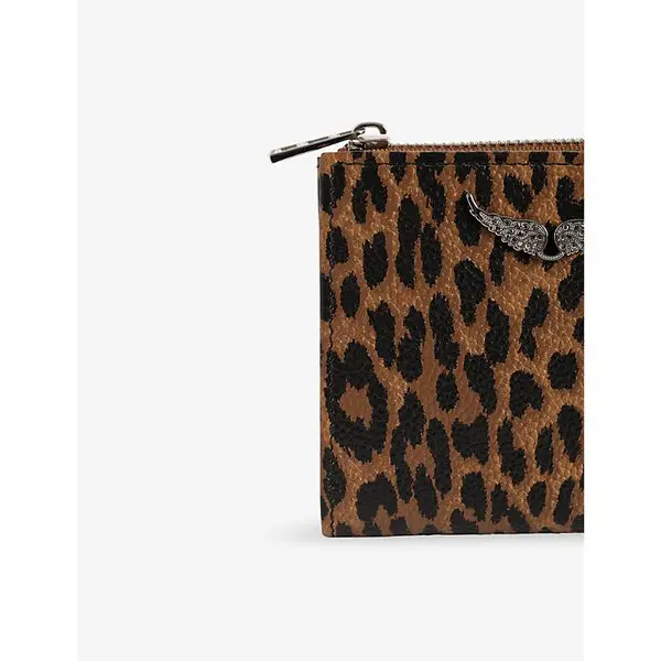 Zadig&Voltaire Zv Leopard Leather Wallet