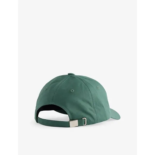 THE FRANKIE SHOP Frankie Brand-embroidered Cotton Baseball Cap - Pine