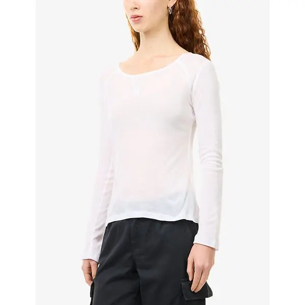 Gimaguas Maura Semi-sheer Cotton Top