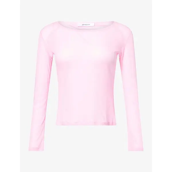 Gimaguas Maura Semi-sheer Cotton Top