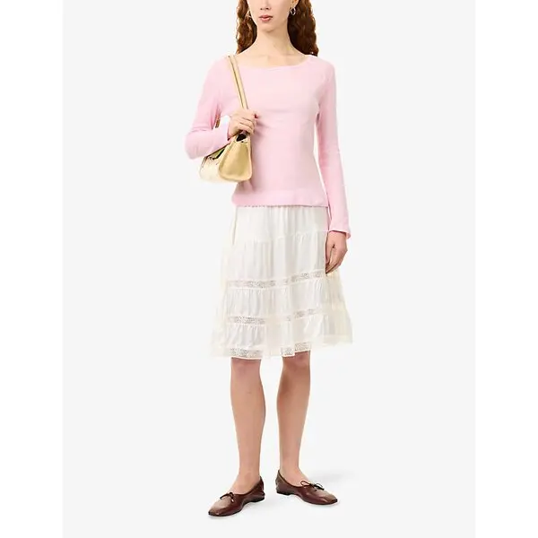 Gimaguas Maura Semi-sheer Cotton Top