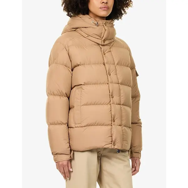 Moncler Maya 70 Hooded Short Down Jacket
