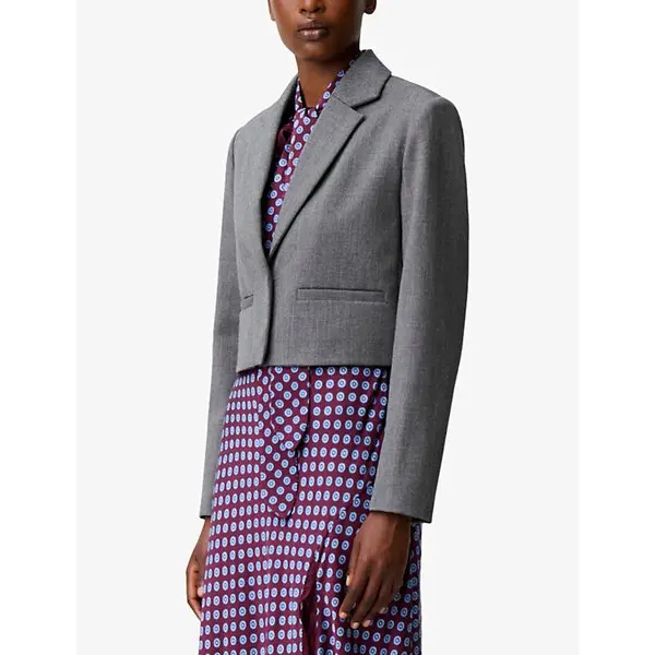 Claudie Pierlot Cropped Wool Jacket