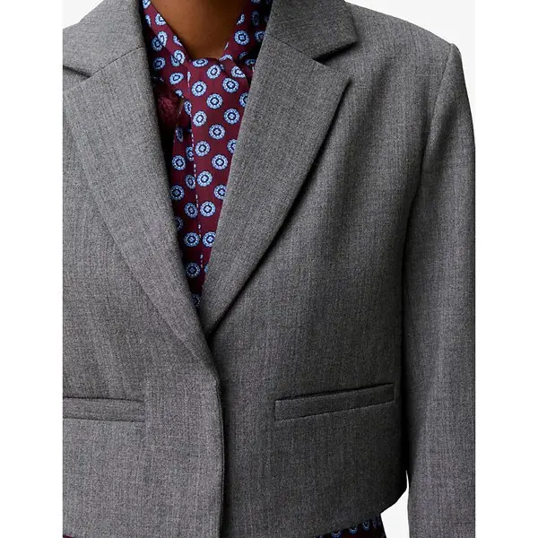 Claudie Pierlot Cropped Wool Jacket