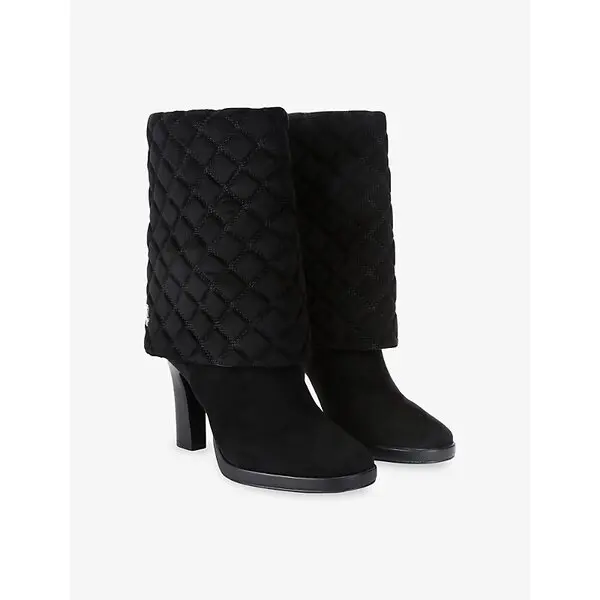 Steve Madden Subscribe Faux-suede Heeled Boots