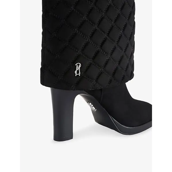 Steve Madden Subscribe Faux-suede Heeled Boots
