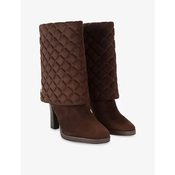 Steve Madden Subscribe Faux-suede Heeled Boots