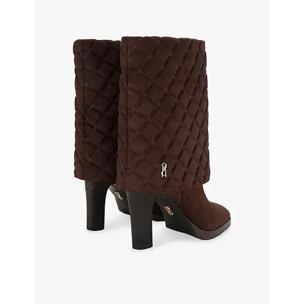 Steve Madden Subscribe Faux-suede Heeled Boots