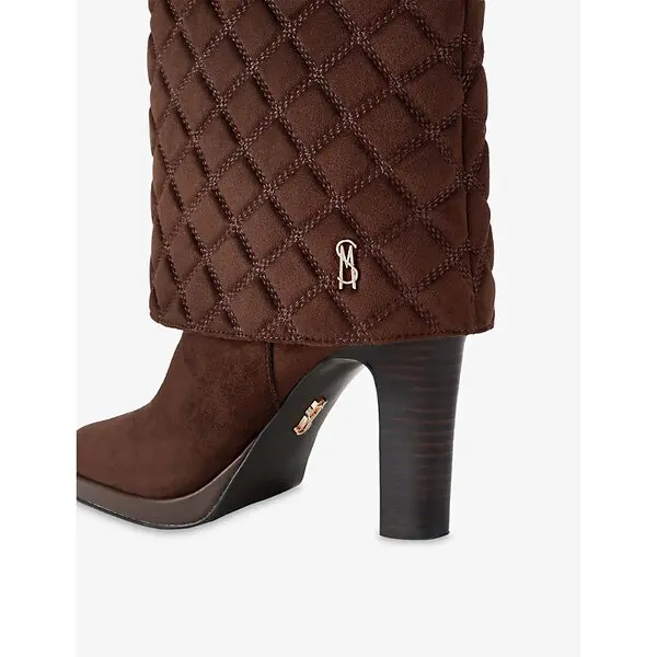 Steve Madden Subscribe Faux-suede Heeled Boots