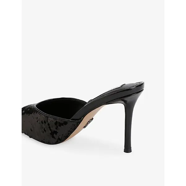 Steve Madden Rollout Faux-leather Heeled Mules