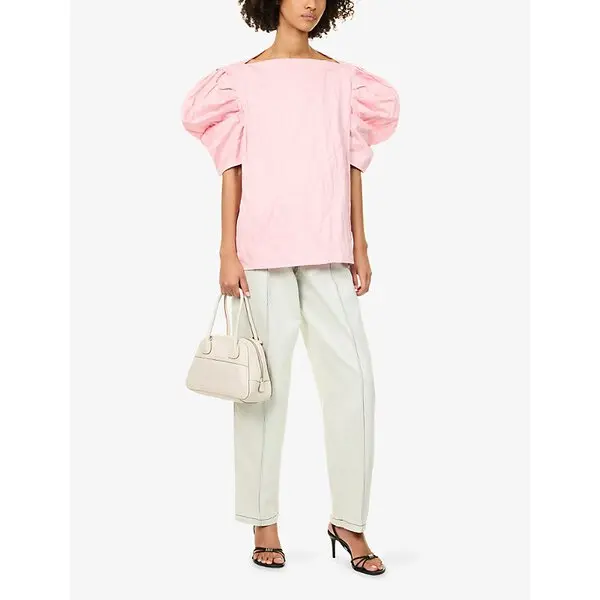 NACKIYE Lolita Oversized Silk Top