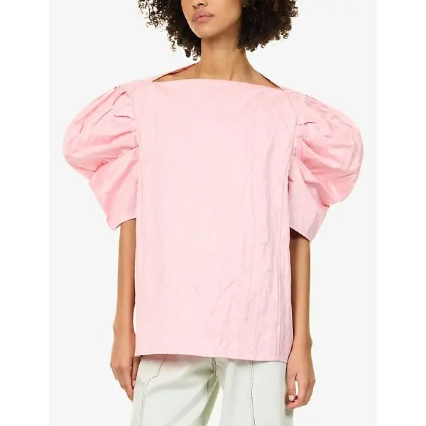 NACKIYE Lolita Oversized Silk Top
