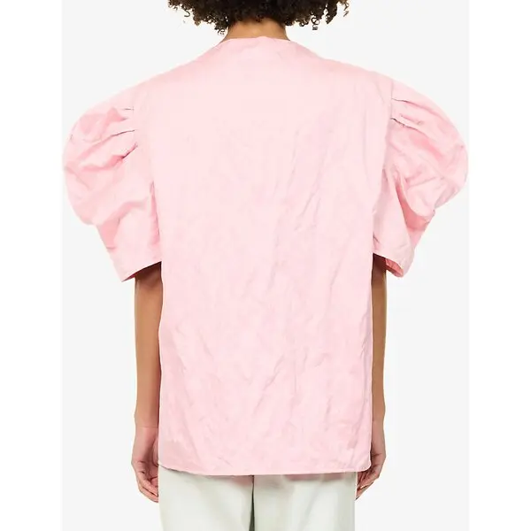NACKIYE Lolita Oversized Silk Top