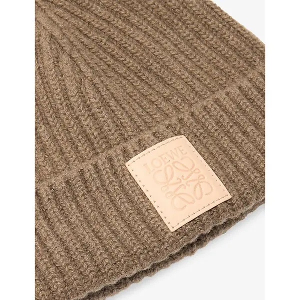 Loewe Logo-patch Cashmere Beanie