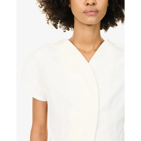 Jacquemus La Veste Ovalo Woven Top