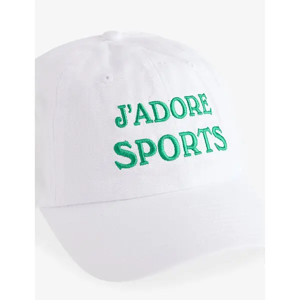 Sporty & Rich Jadore Cotton Baseball Cap