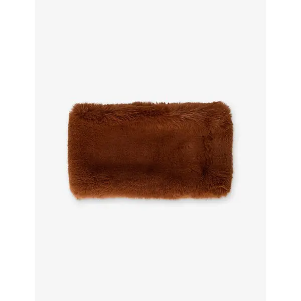THE FRANKIE SHOP Ginevra Faux-fur Scarf - Bronze
