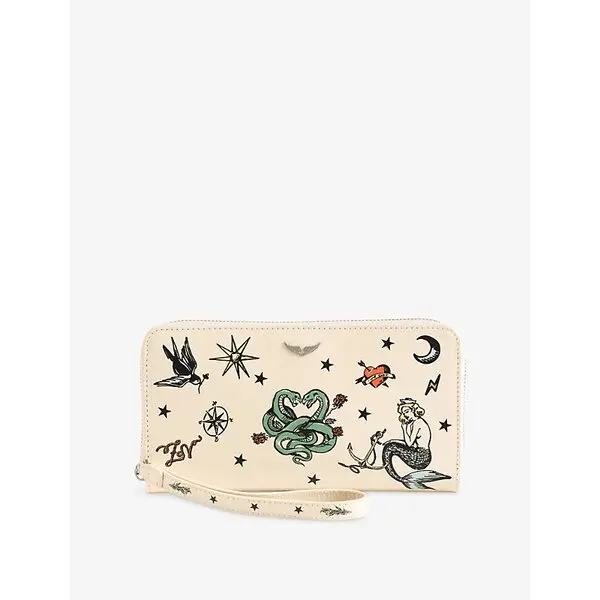 Zadig&Voltaire Compagnon Leather Wallet - Flash