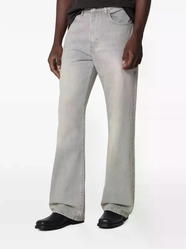 JEANERICA Vega Logo-patch Straight-leg Jeans